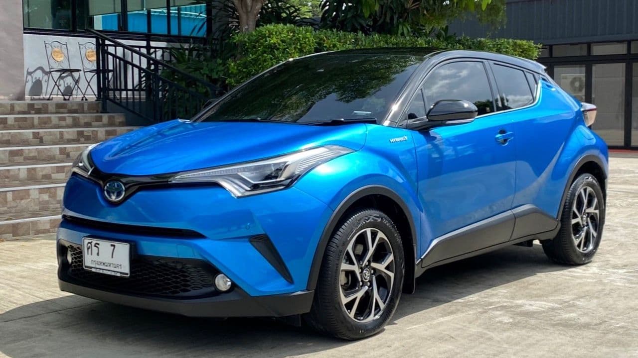 ขายรถ TOYOTA CHR มือสอง ปี 2019 blue #G30LWR คุณภาพดี ราคาถูก